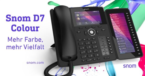 Snom D7C Erweiterungsmodul für VoIP Telefone D7XX